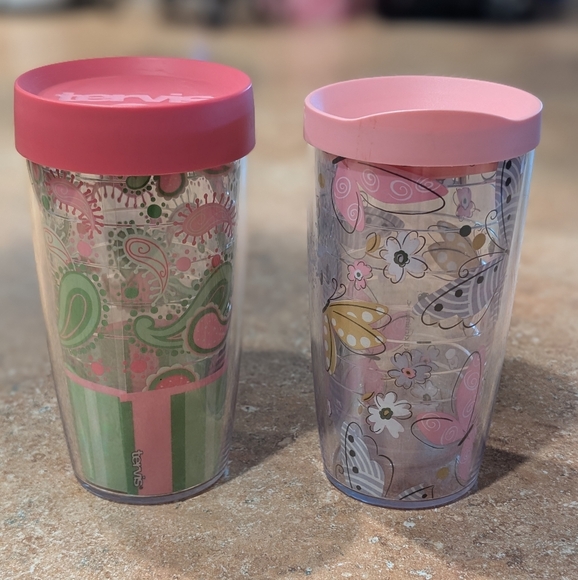 tervis | Dining | 2 Tervis 6 Oz Tumbler Cups With Lids | Poshmark